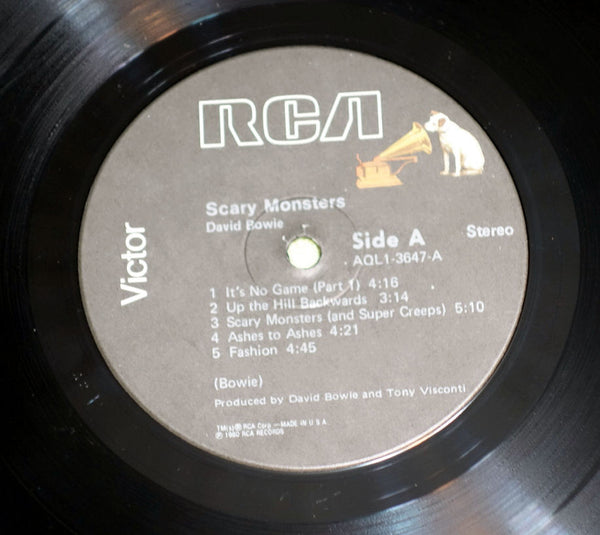 David Bowie – Scary Monsters (1980) Vinyl, LP, Album – Voluptuous Vinyl Records