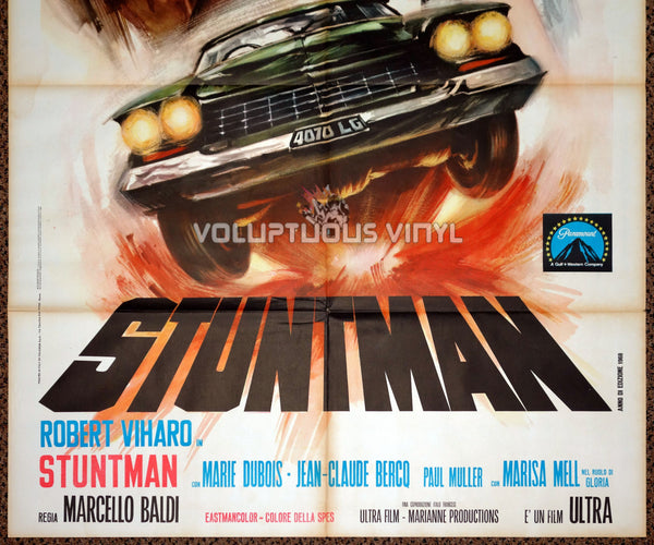 Stuntman (1968) - Italian 2F Gina Lollobrigida, Marisa Mell – Voluptuous Vinyl Records